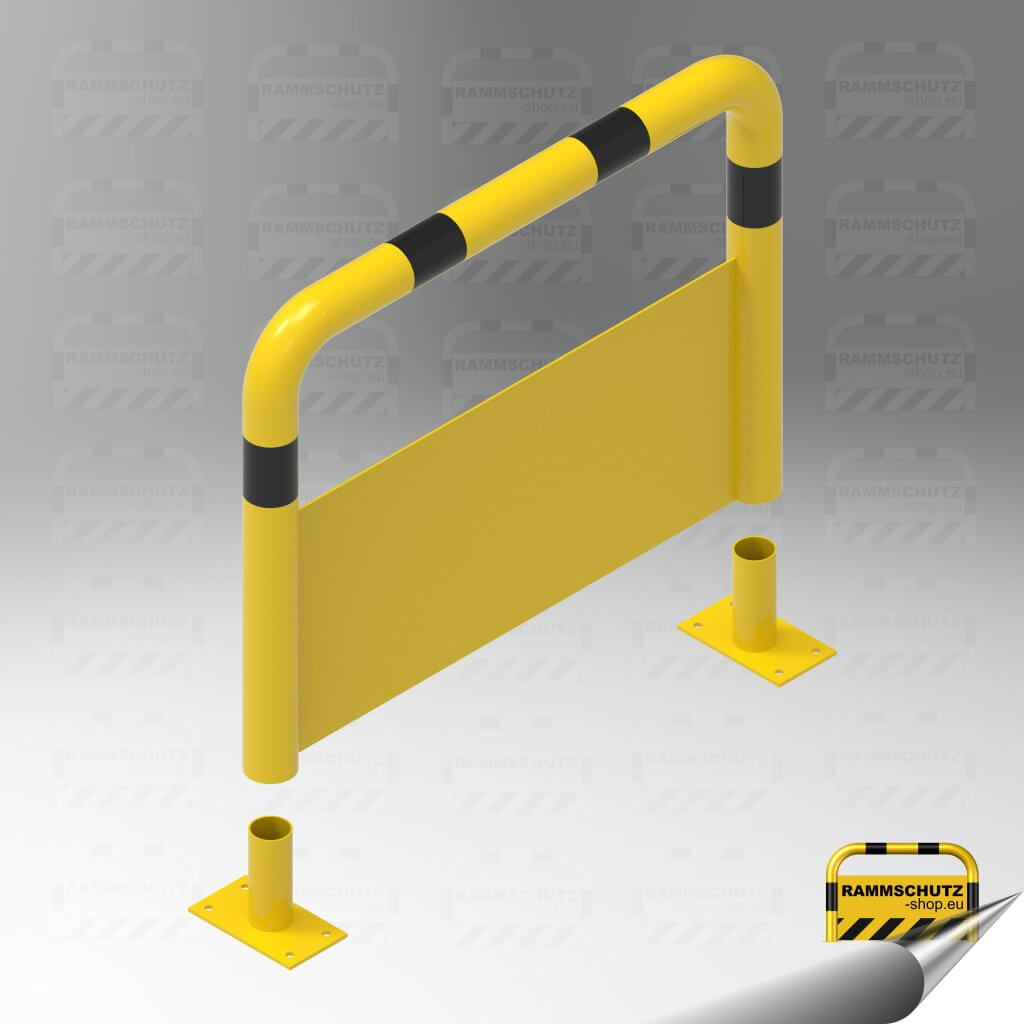 Rammschutz-Bügel | Ø76 mm | 1000 B x 750 H mm | Aufdübeln ...